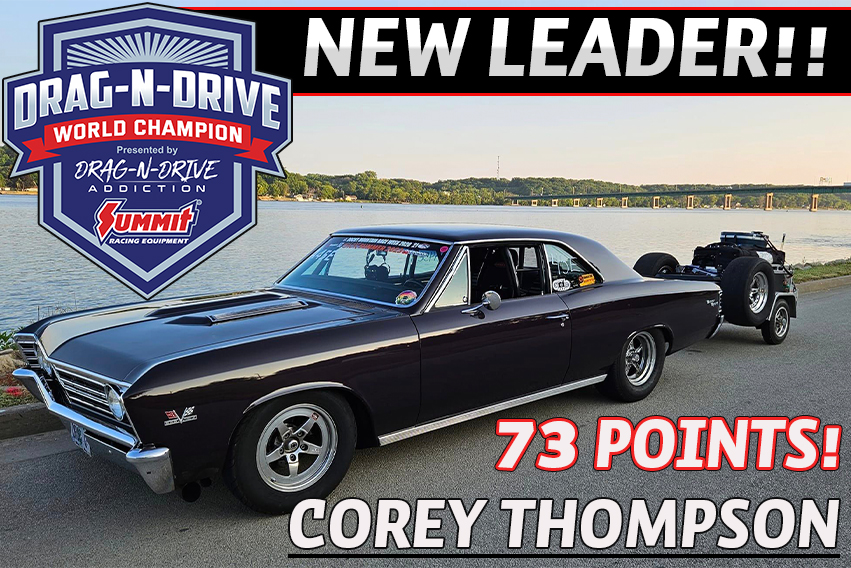 New Leader in Drag-N-Drive World Champion points - Corey Thompson ...