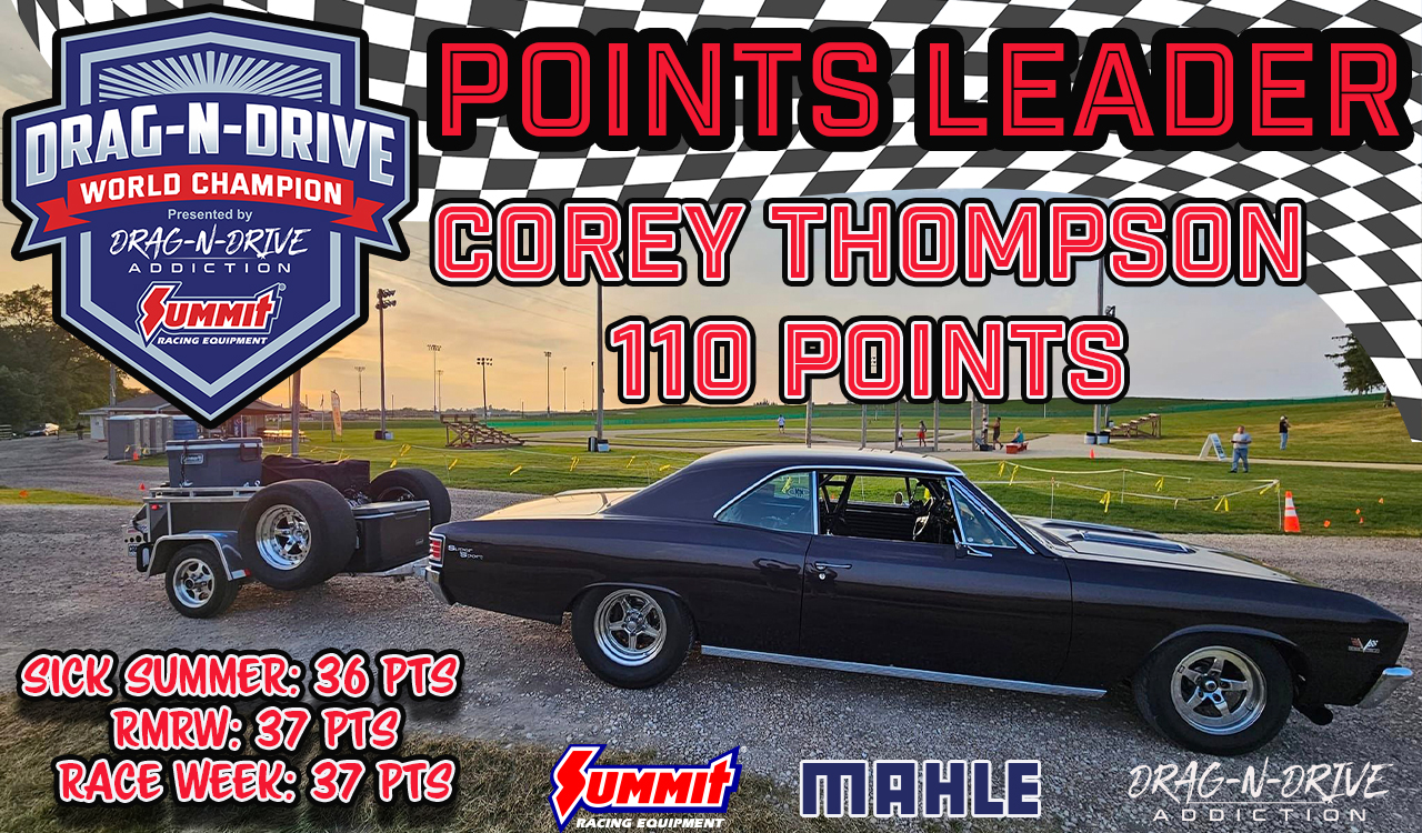 Corey Thompson is the New Drag-N-Drive World Champion Points Leader ...