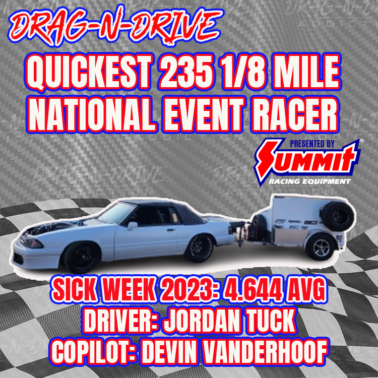 Drag-N-Drive Top 10 National 1/8 Mile 235 Tire Racers presented by ...